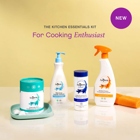 Kitchen Essentials Cleaning Kit | Natural - AspenClean