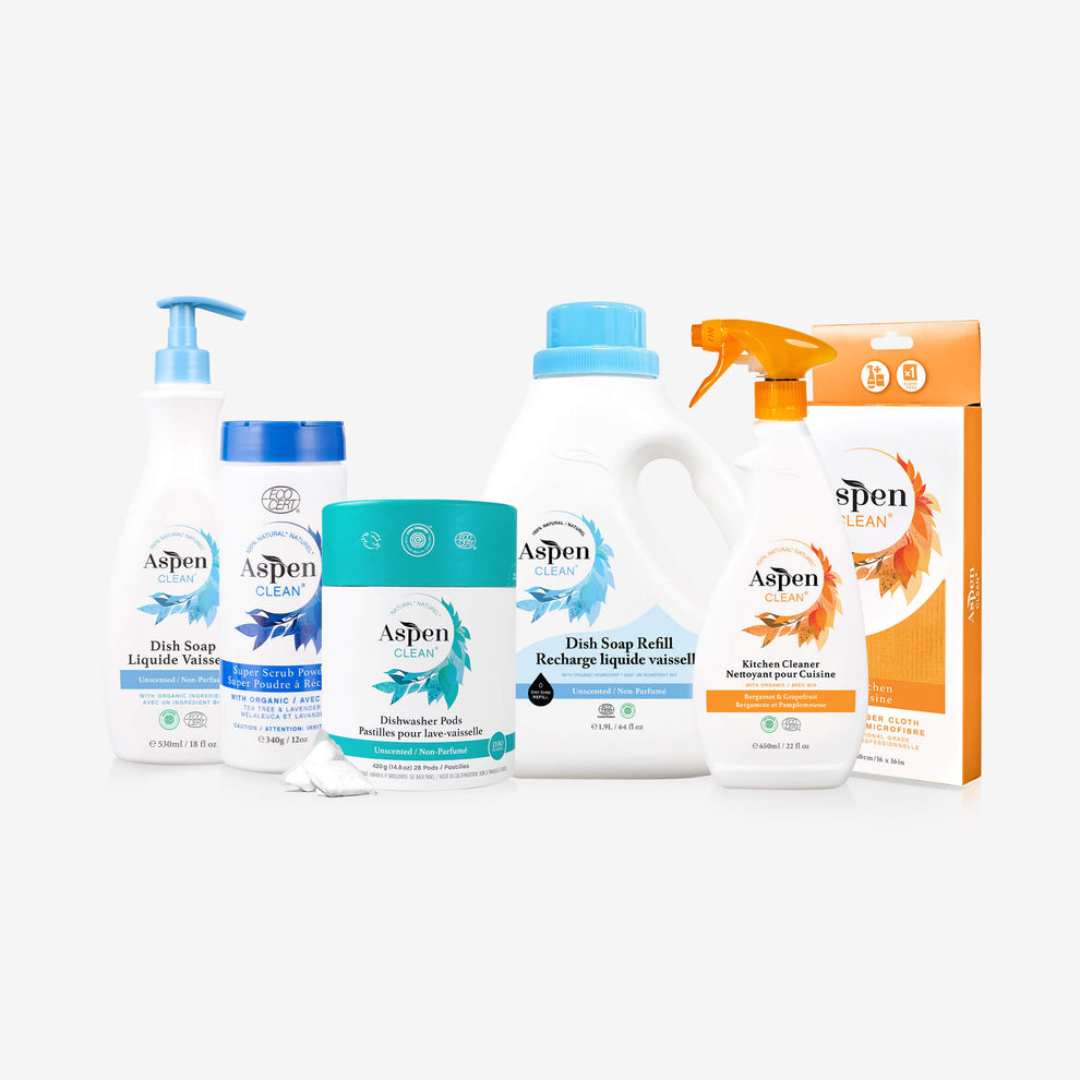 Kitchen Essentials Cleaning Kit | Natural - AspenClean